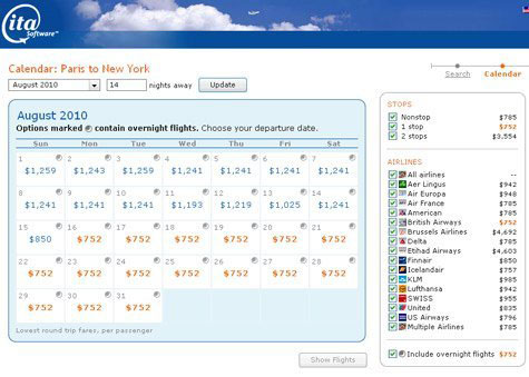 Google Travel + ITA Software = la longue traîne du voyage